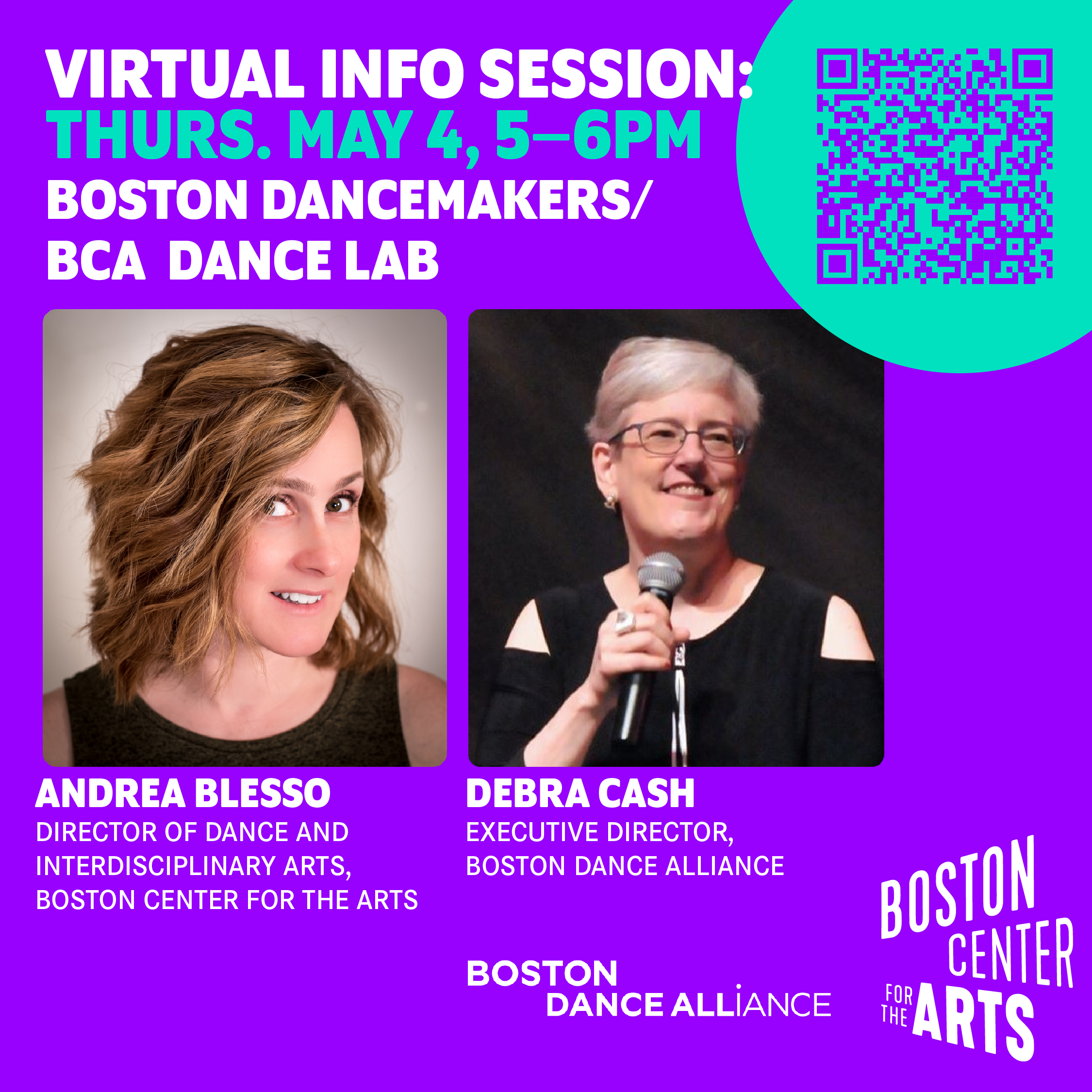 Virtual Info Session: Boston Dancemakers Residency & BCA Dance Lab - Boston Center for the Arts
